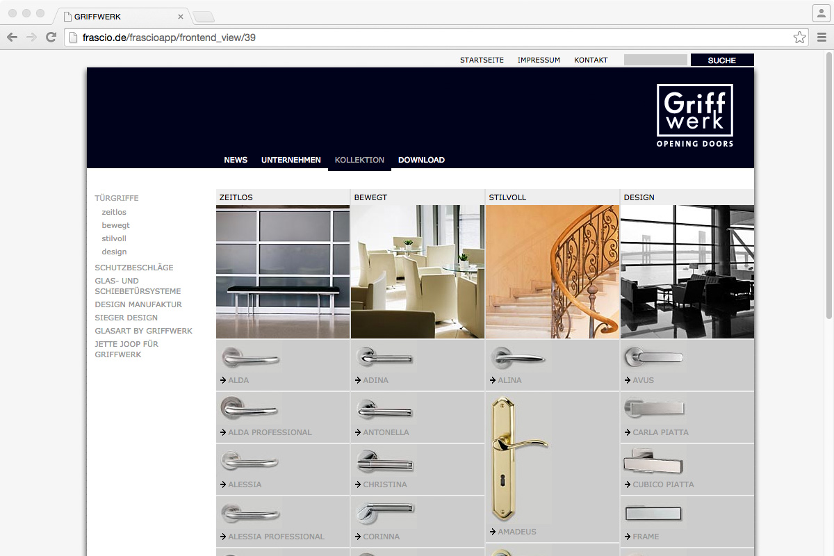 Internet | Griffwerk – maschuthi | büro für gestaltung